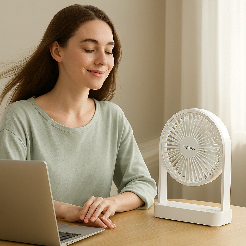 HX65 Ultra Thin Table Fan - OFF BEAT